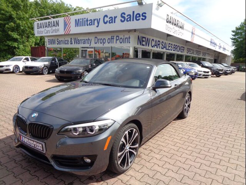 BMW 230 i Convertible Sport - Tax Free Military Sales in Kaiserslautern ...
